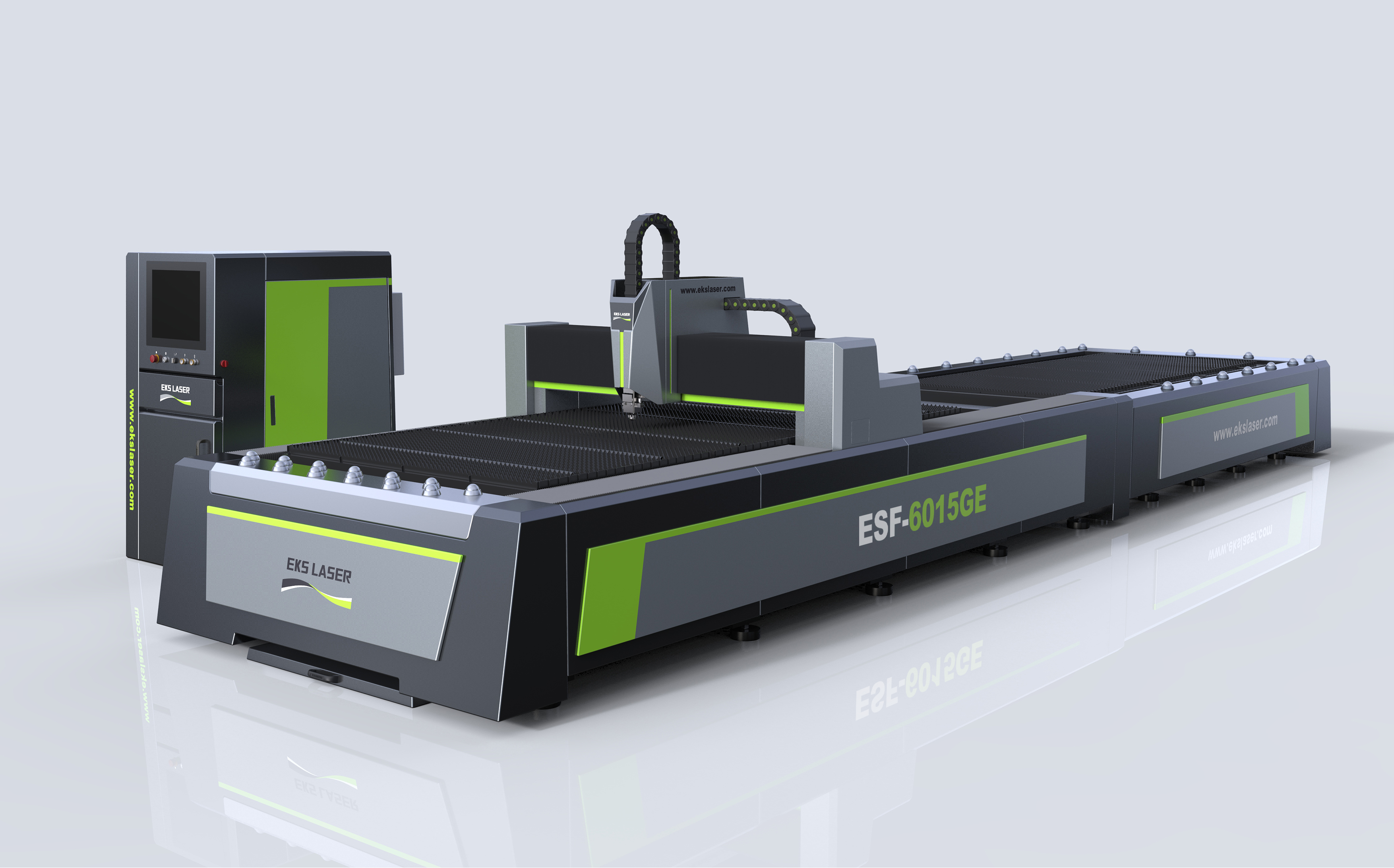 High-efficiency large-format interchangeable tabletop metal laser ...